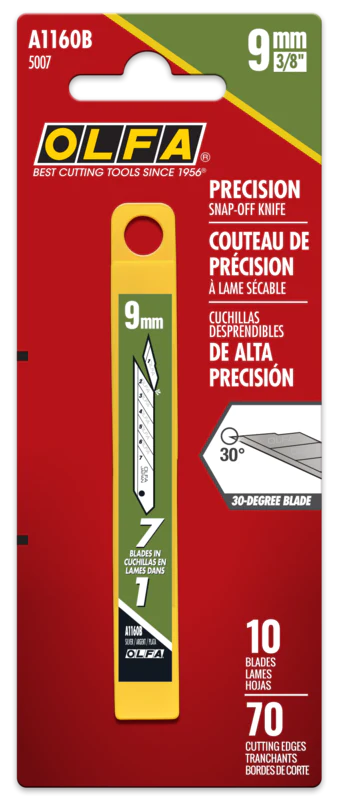 Olfa Snap Off Art Blade (10 blades) – Jomar Graphics Inc